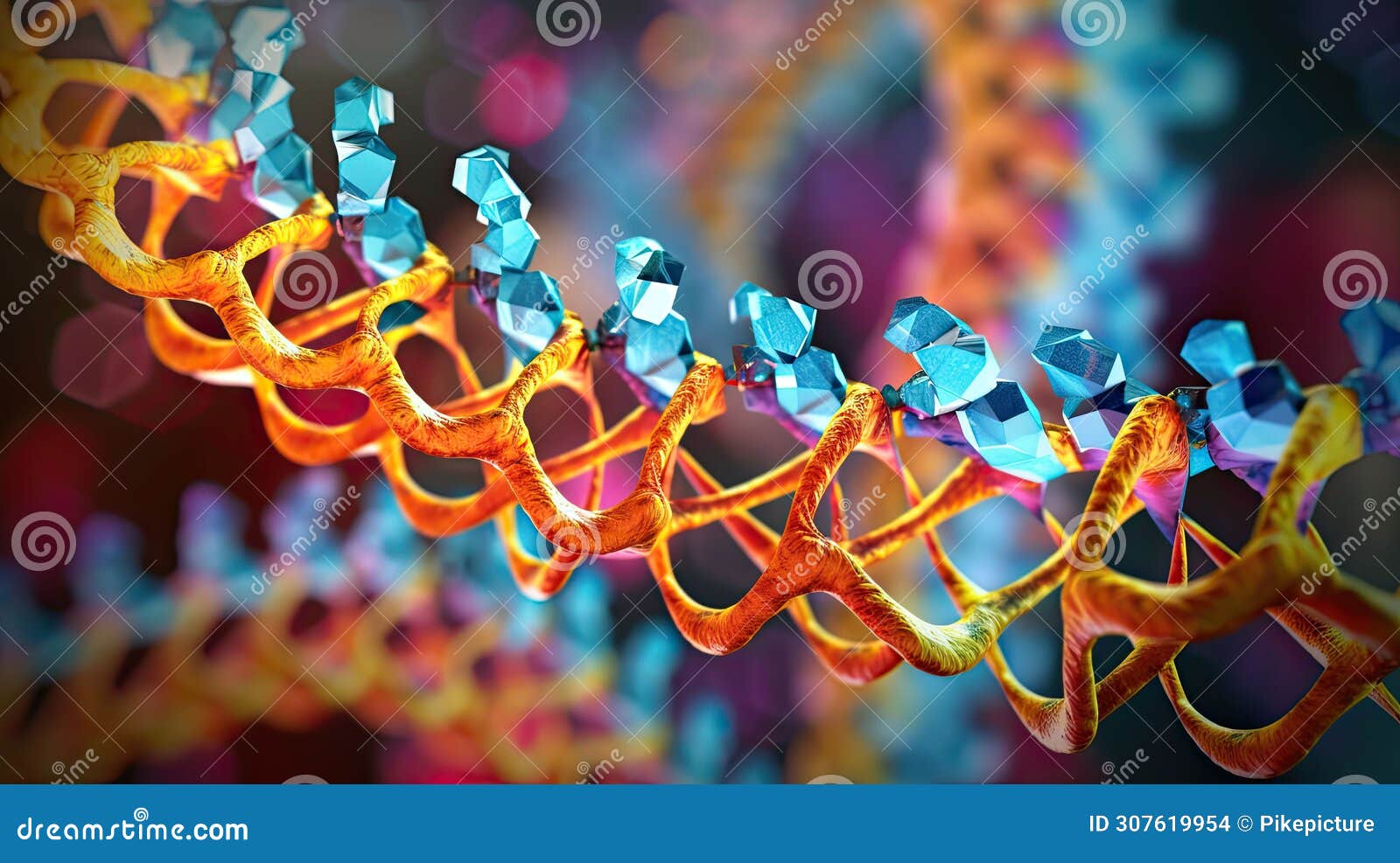Genetic dna mutation stock illustration. Illustration of gene - 307619954