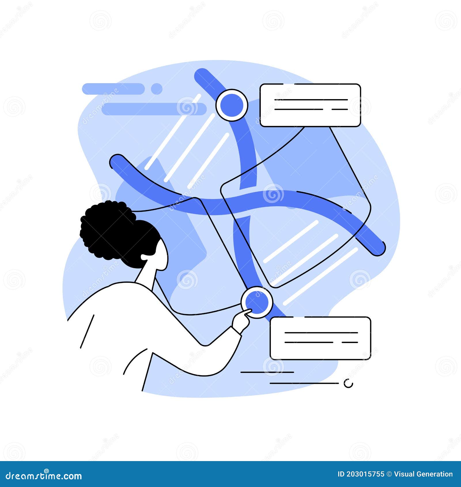 Genetic Engineering Abstract Concept Vector Illustration. Stock Vector ...