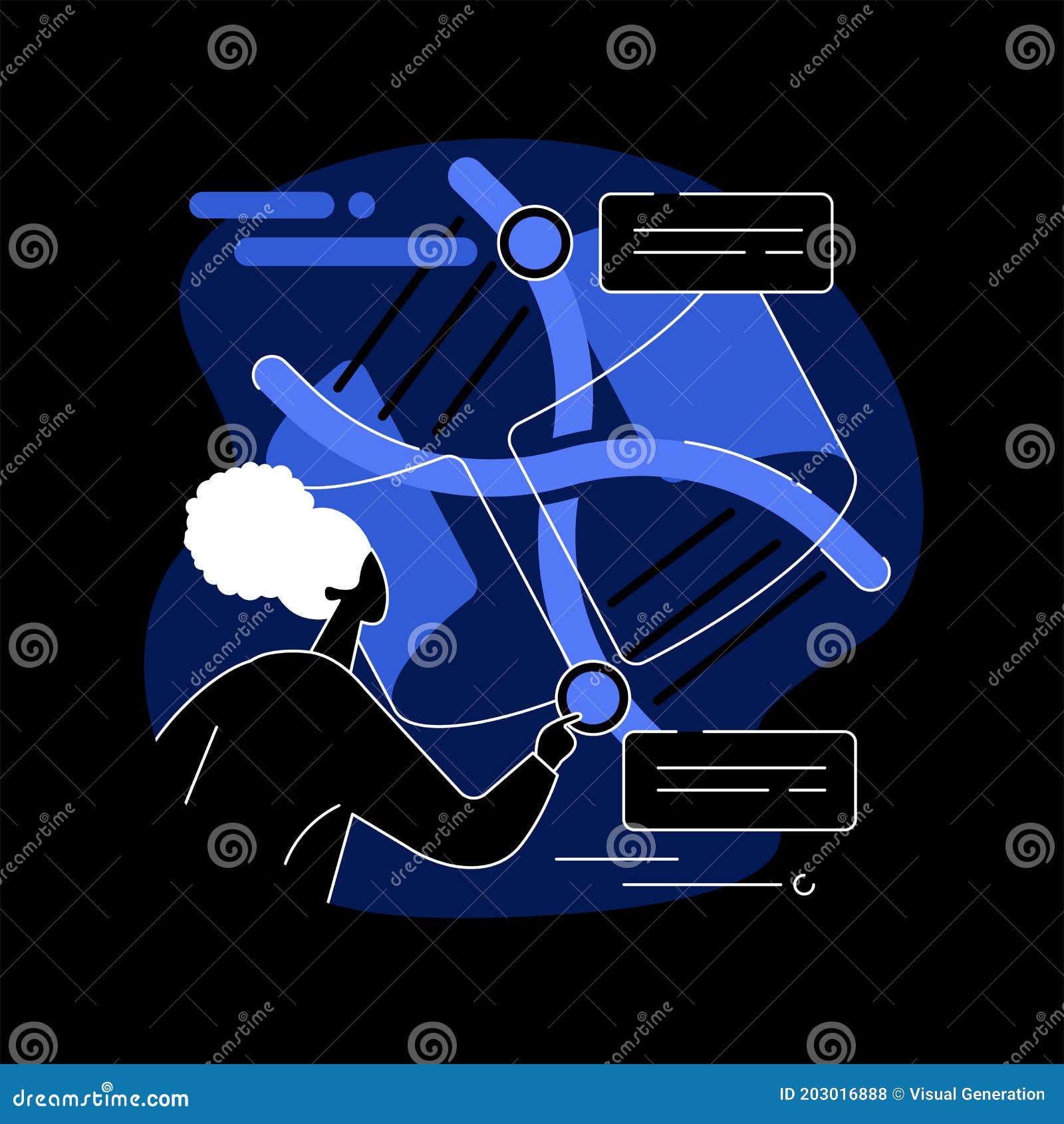 Genetic Engineering Abstract Concept Vector Illustration. Stock Vector ...