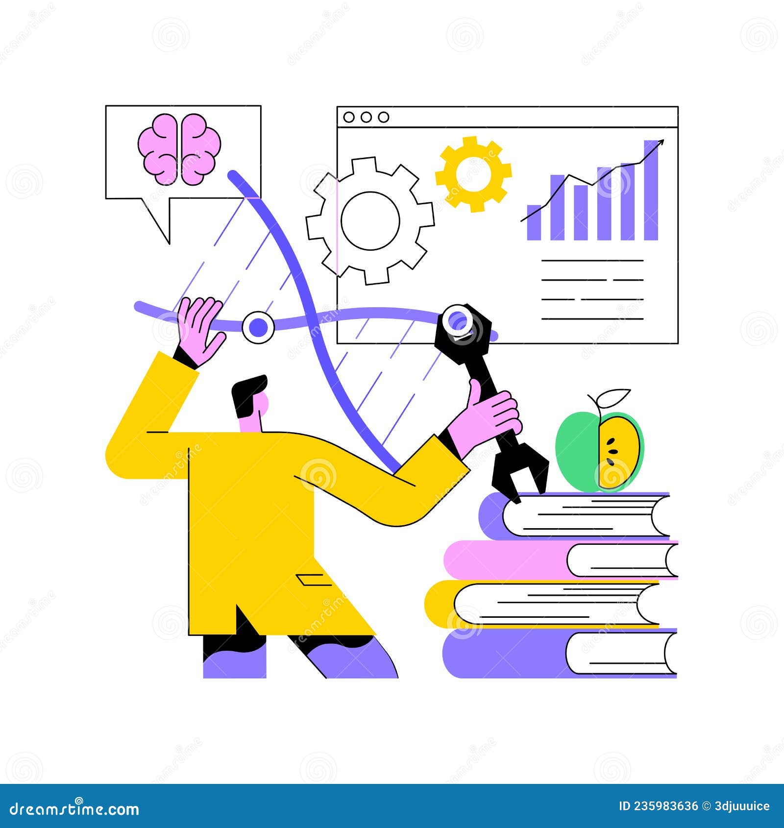 Genetic Engineering Abstract Concept Vector Illustration. Stock Vector ...