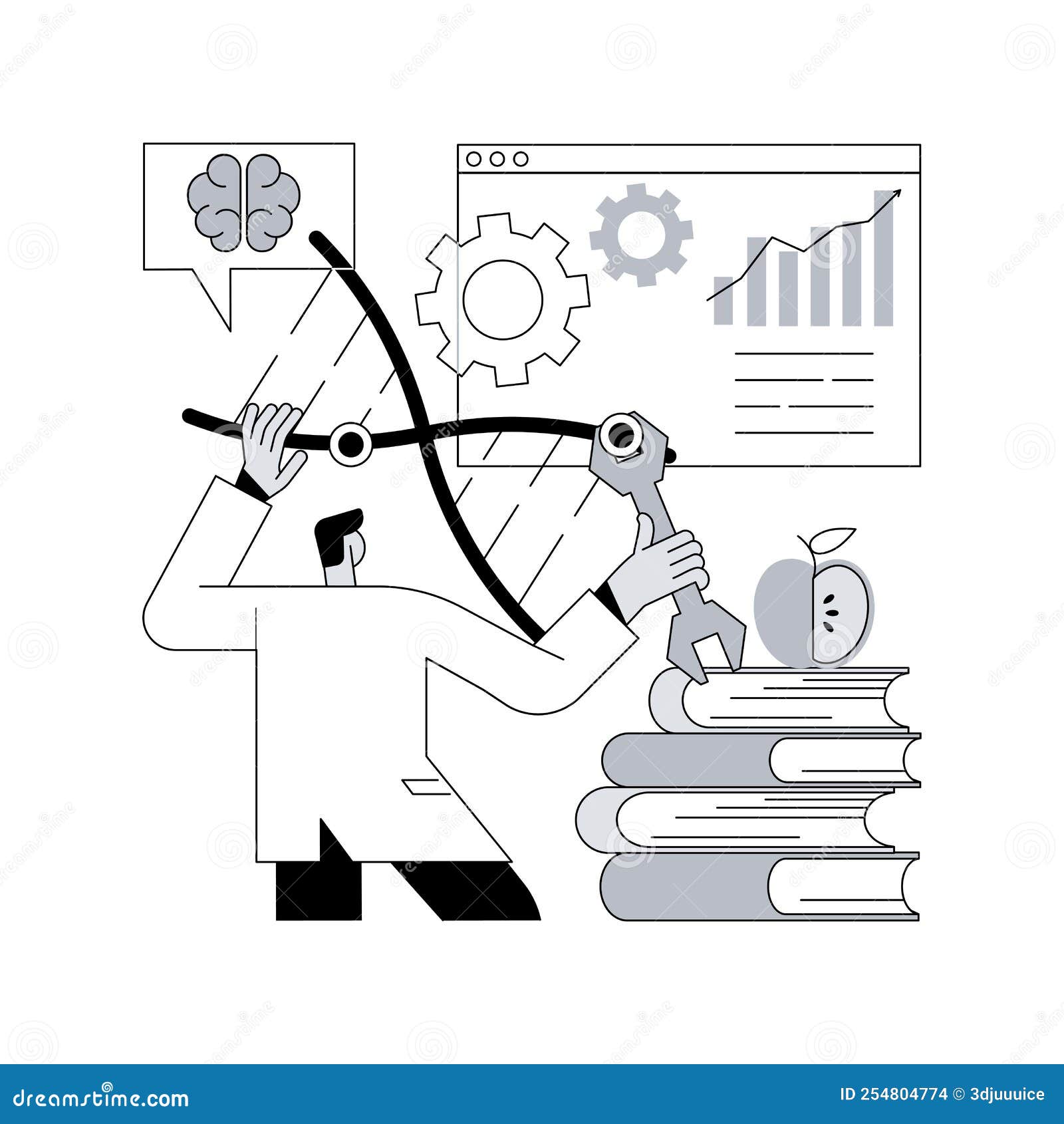 Genetic Engineering Abstract Concept Vector Illustration. Stock Vector ...