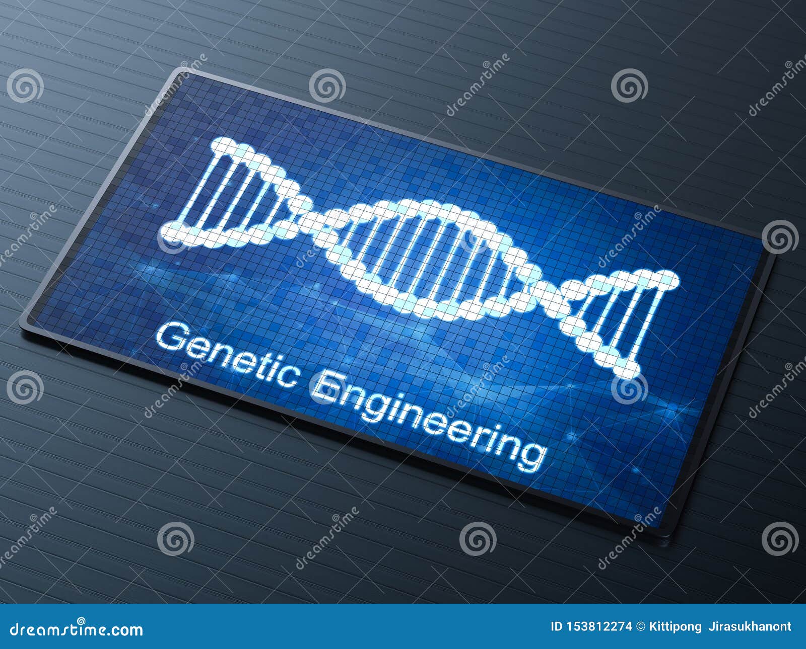 Genetic Engineering Concept Stock Illustration - Illustration of ...