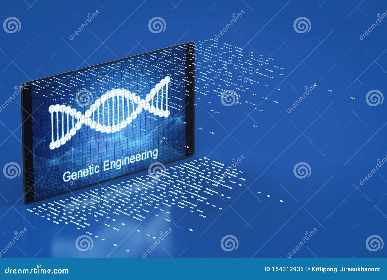 Genetic Engineering Concept Stock Illustration - Illustration of ...