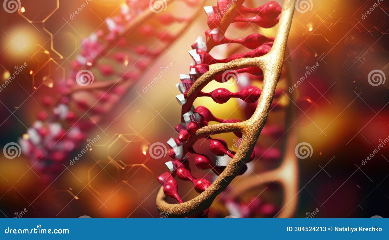 Genetic Engineering and Gene Manipulation Concept. Stock Illustration ...