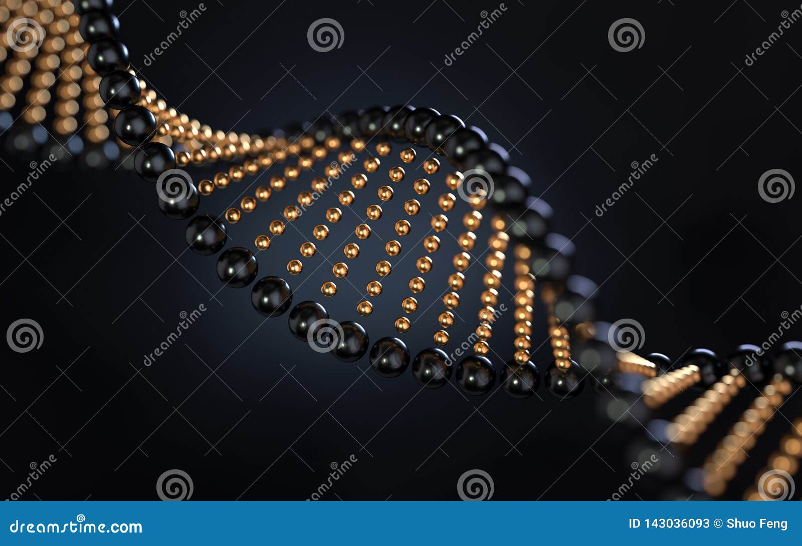 Genetic Engineering and Gene Manipulation Concept, 3d Rendering ...