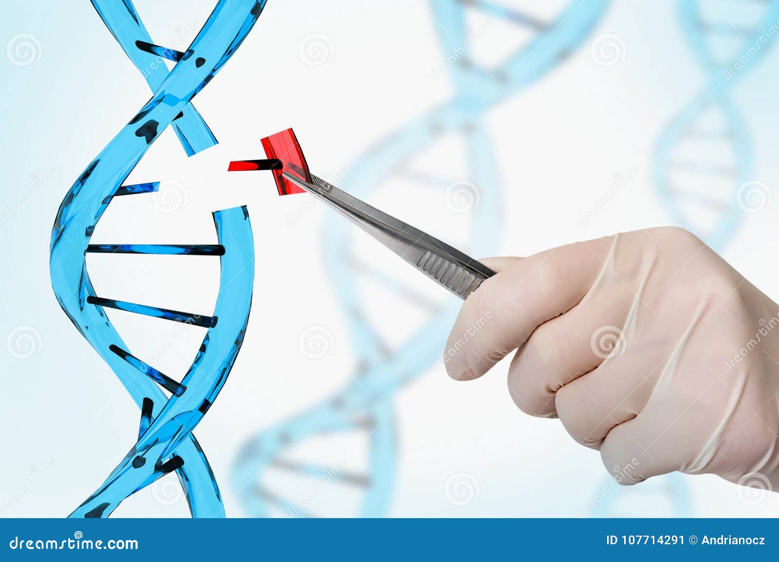 Genetic Engineering and Gene Manipulation Concept Stock Image - Image ...