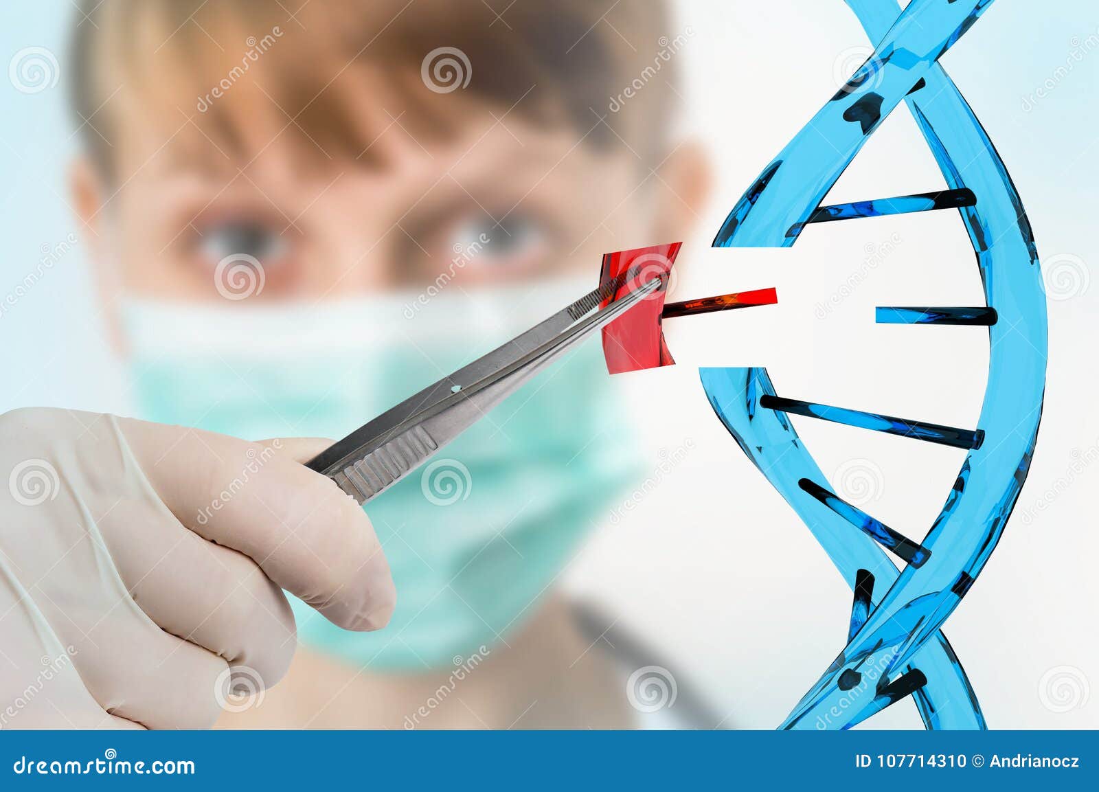 Genetic Engineering and Gene Manipulation Concept Stock Photo - Image ...