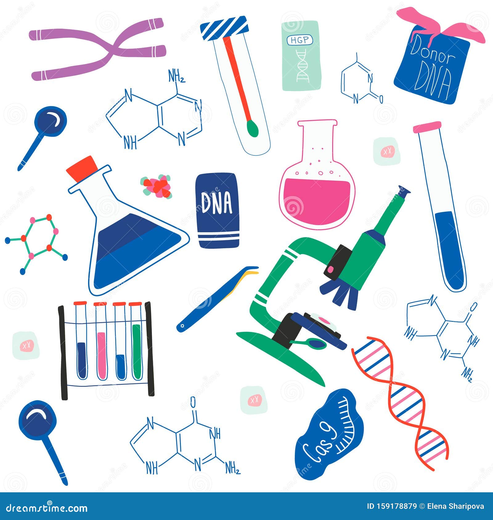 Dna Sequencing Cartoon