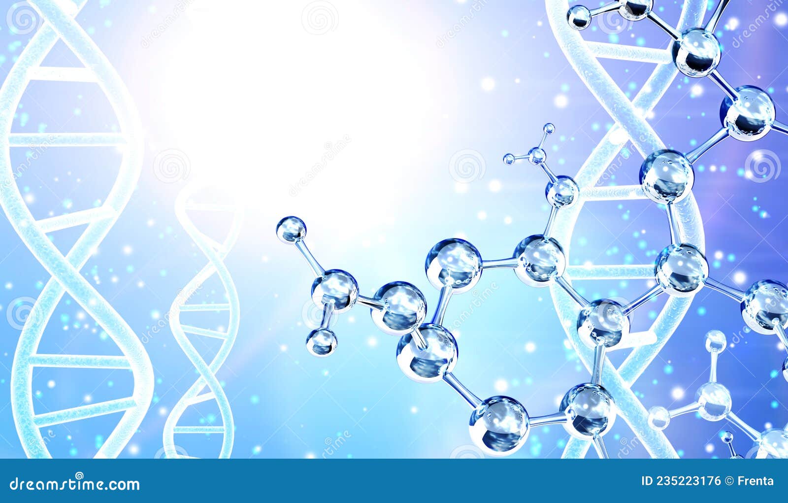 Genetic Engineering, GMO and Gene Manipulation Concept. Horizontal ...