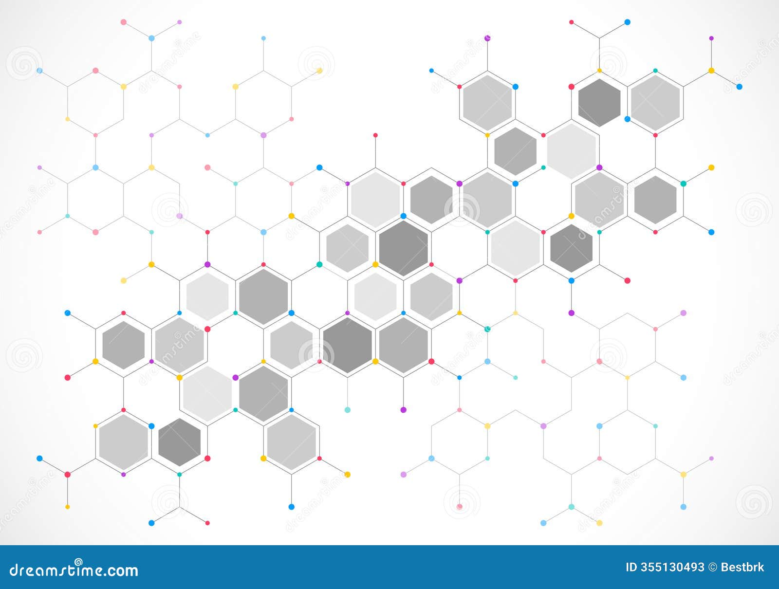 Genetic Engineering and Molecular Structure, Hexagon DNA Network ...