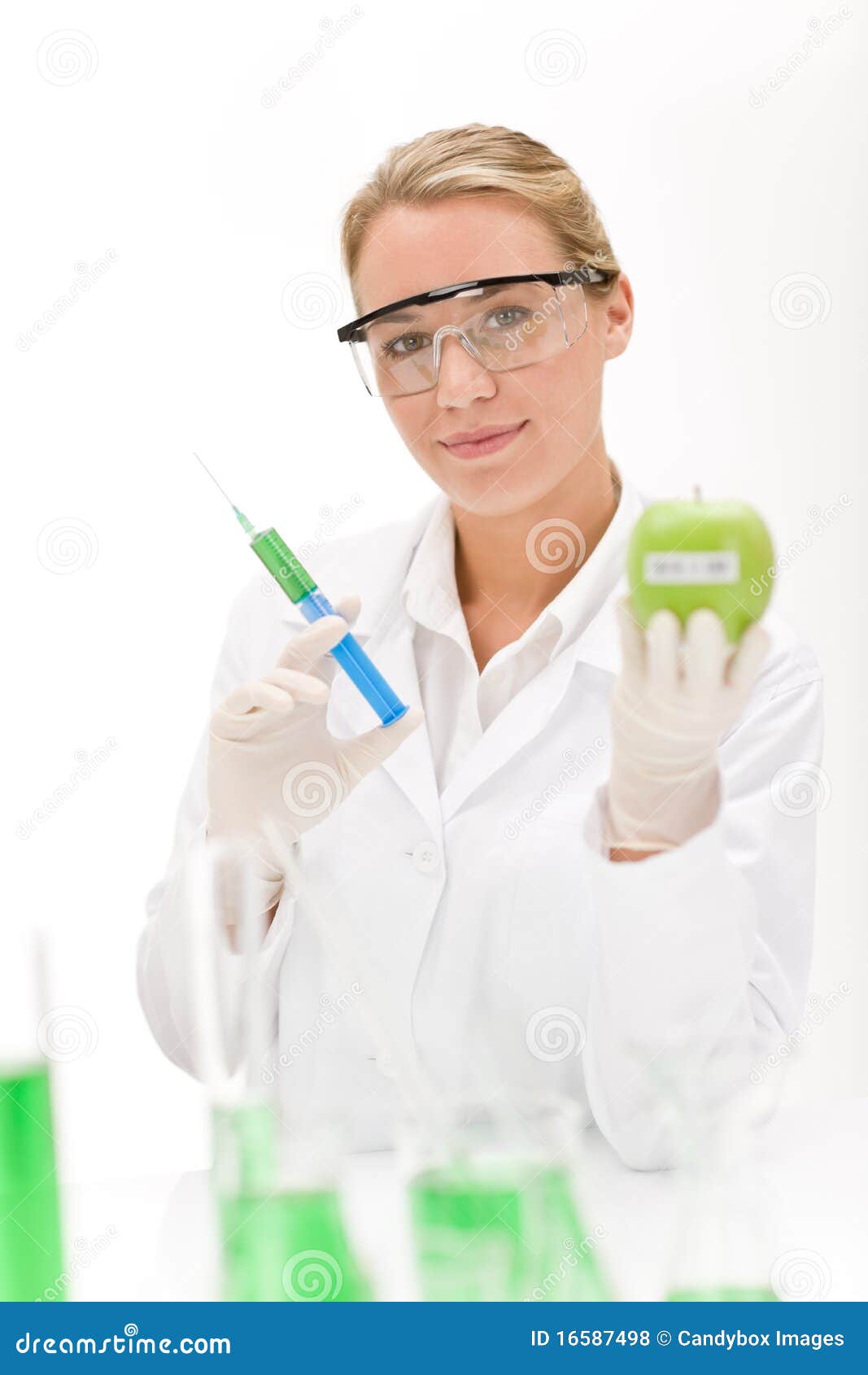 Genetic Engineering - Scientist in Laboratory Stock Photo - Image of ...