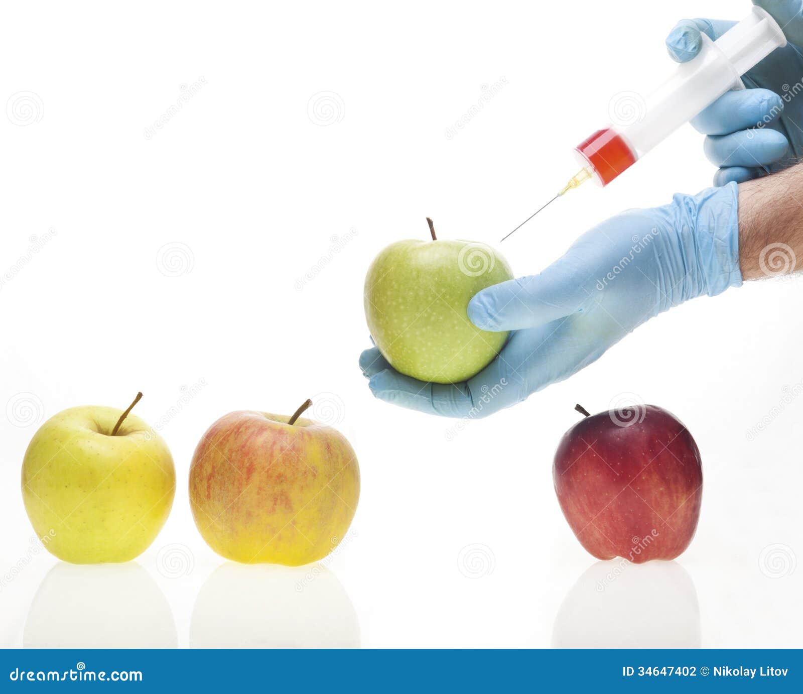 Genetic experiment stock photo. Image of injection, freshness - 34647402