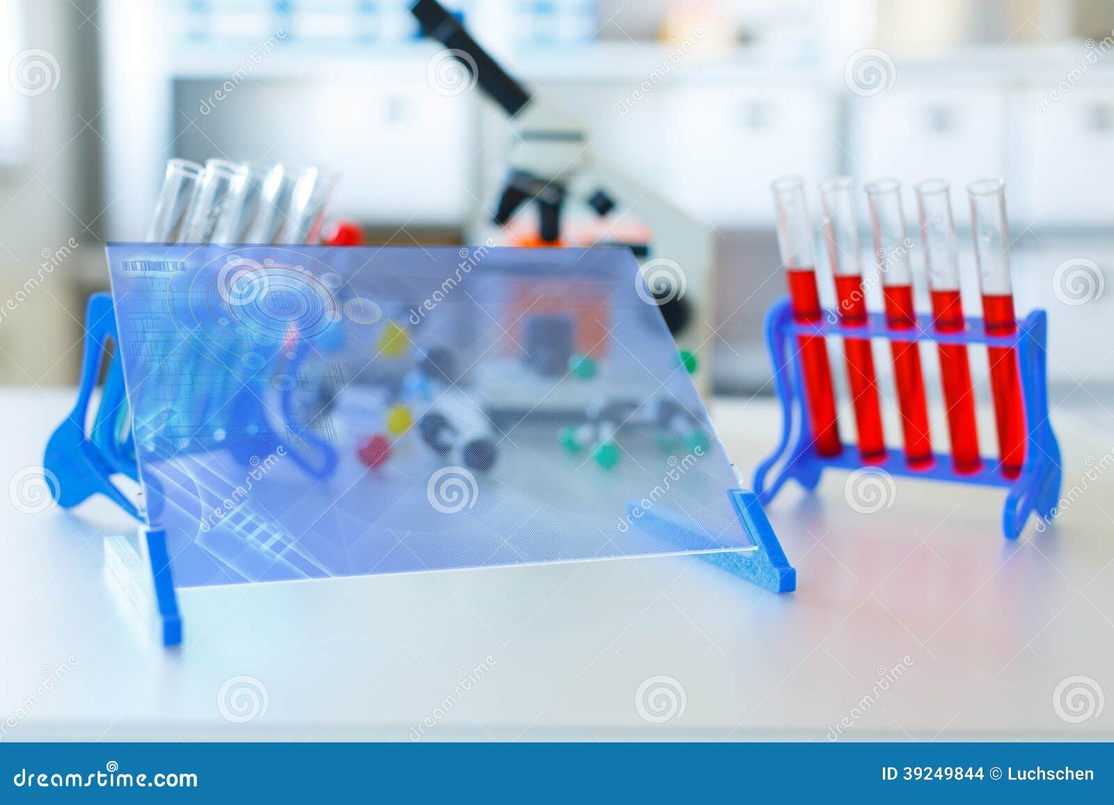 Genetic Microbiology Lab Supplies Stock Photo - Image of genetic, life ...