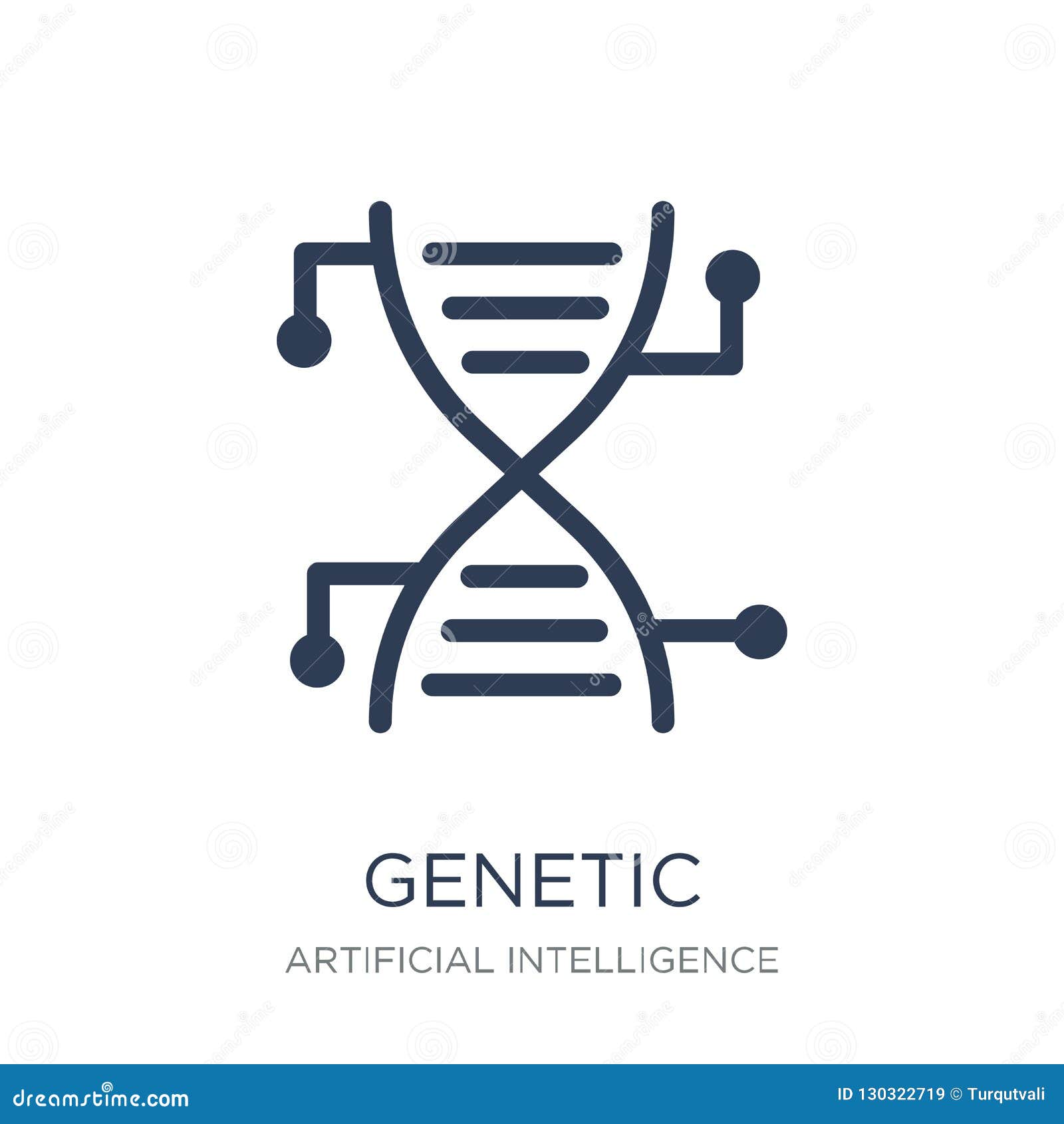 Genetic Modification Icon. Trendy Flat Vector Genetic Modificati Stock ...