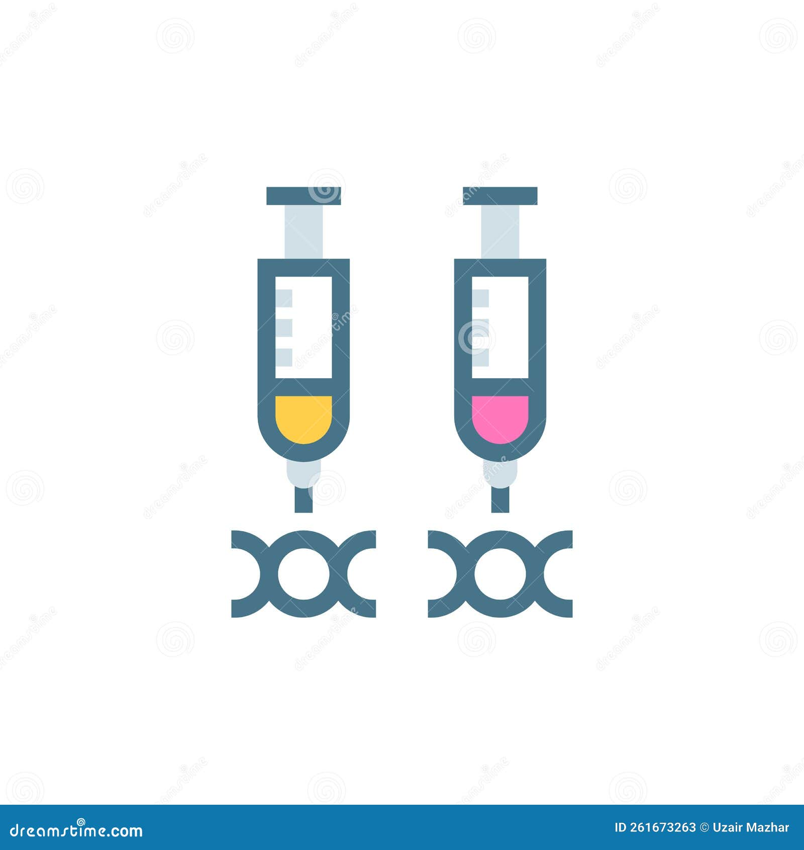 GENETIC MODIFICATION Icon in Vector. Logotype Stock Vector ...