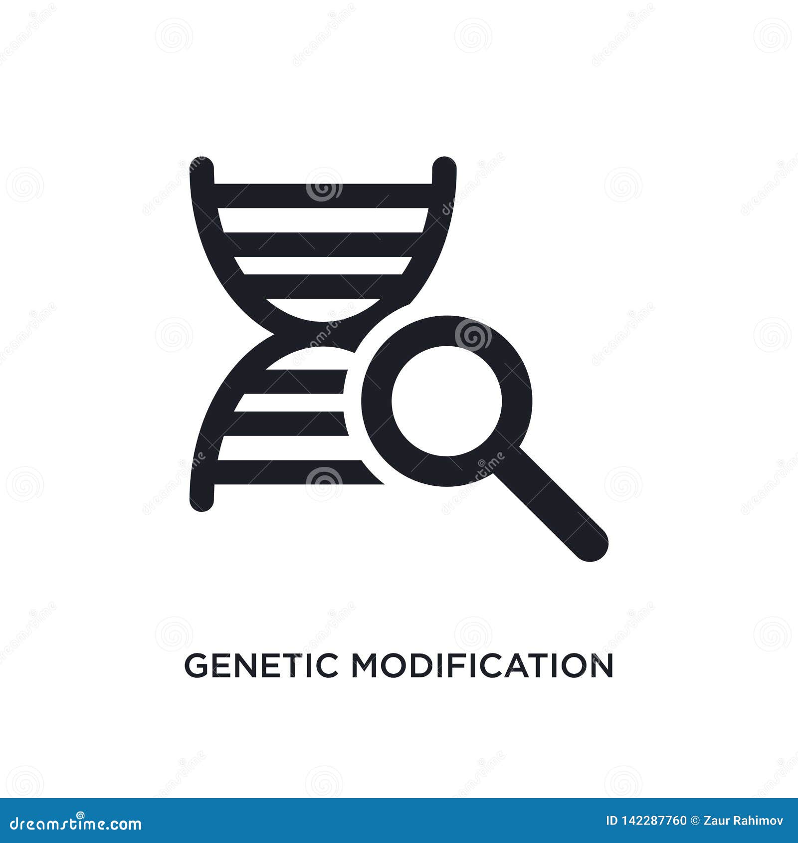 Genetic Modification Isolated Icon. Simple Element Illustration from ...