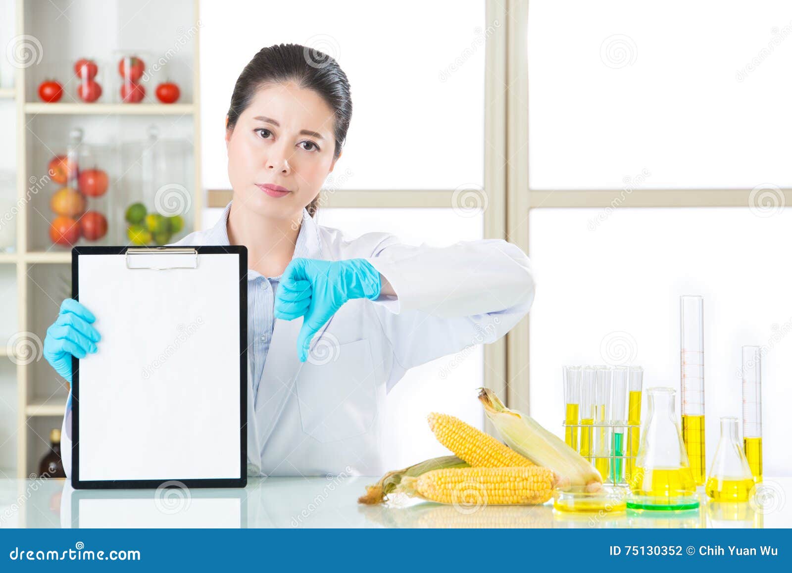 Genetic Modification Test Result are Bad Stock Photo - Image of medical ...