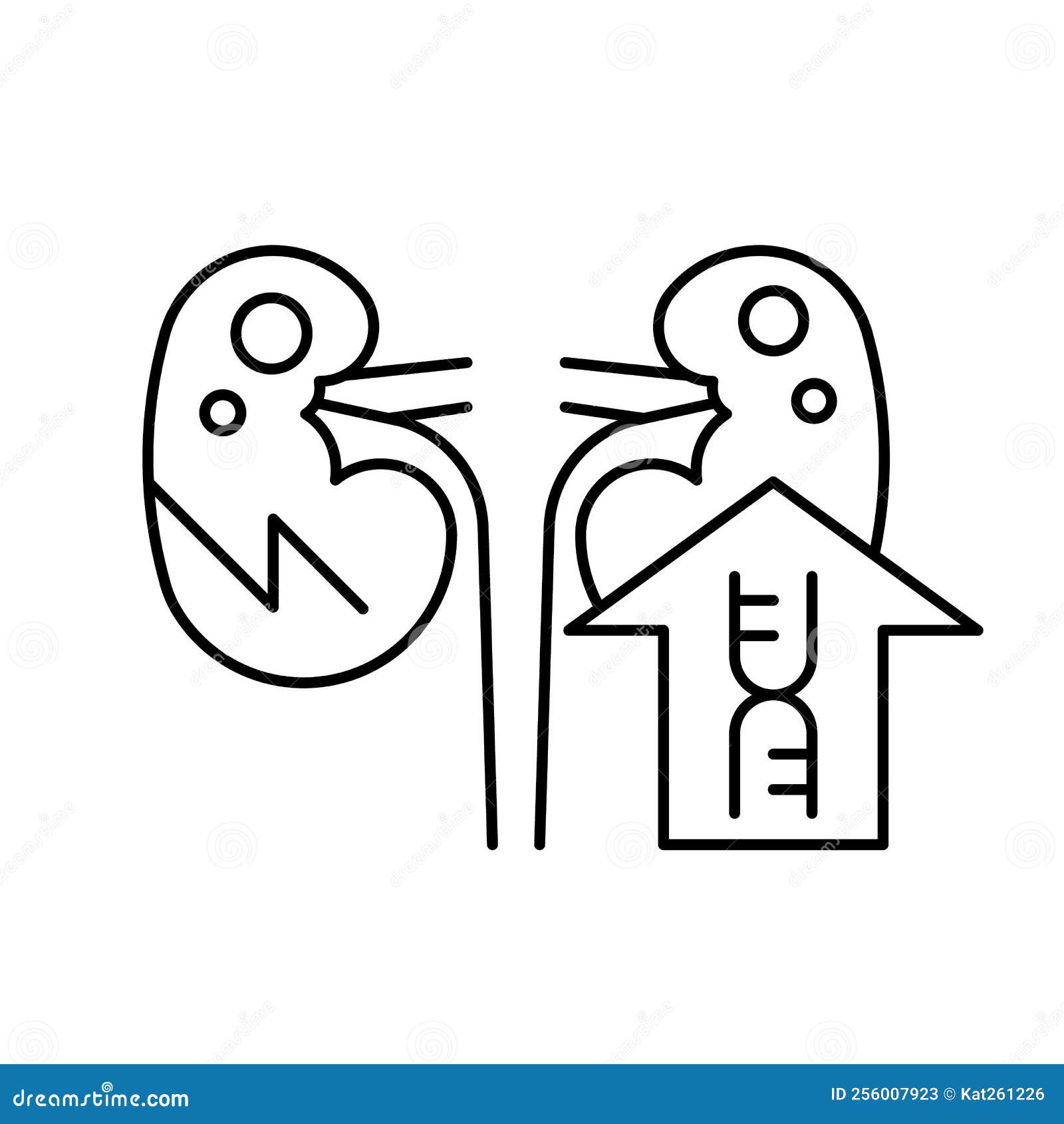 Genetic Predisposition Dementia Line Black Icon. The Disease Is ...