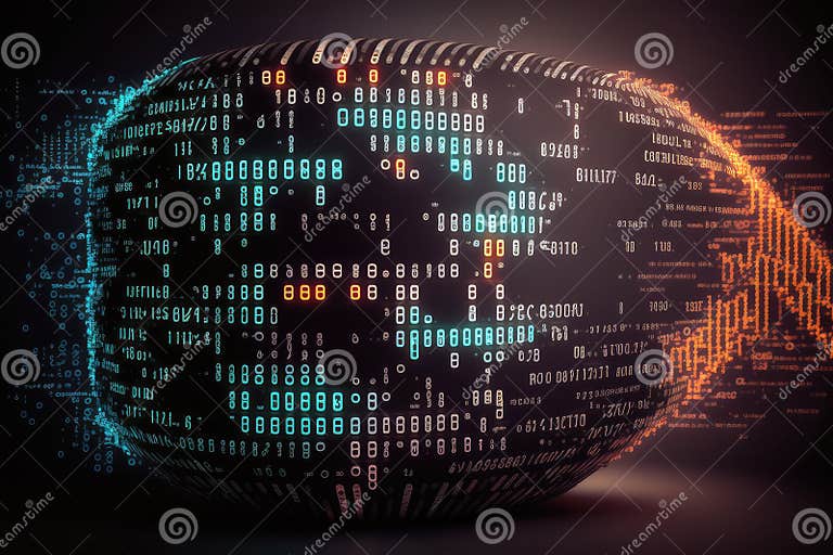 Genetic Programmer Debugging Code, with Variables and Functions Highlighted Stock Illustration ...