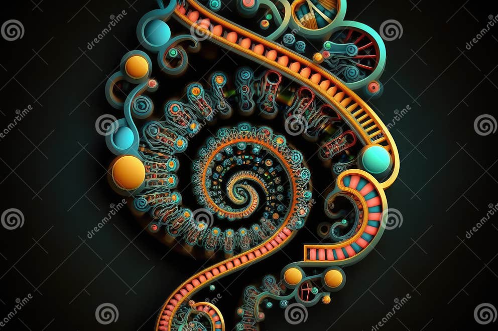 Genetic Programming Algorithm, Generating Solutions To Complex Problem Stock Illustration ...