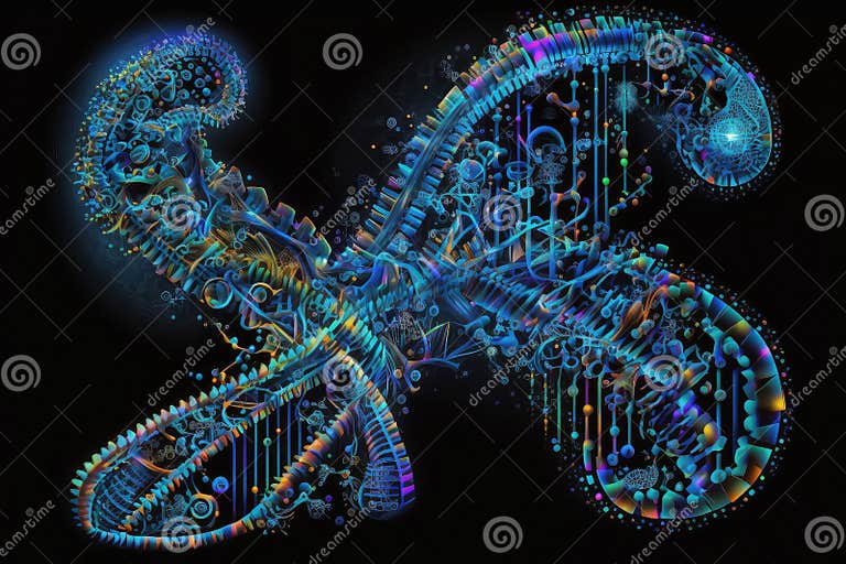 Genetic Programming Algorithm Generating Unique Solutions for Complex Problem Stock Illustration ...