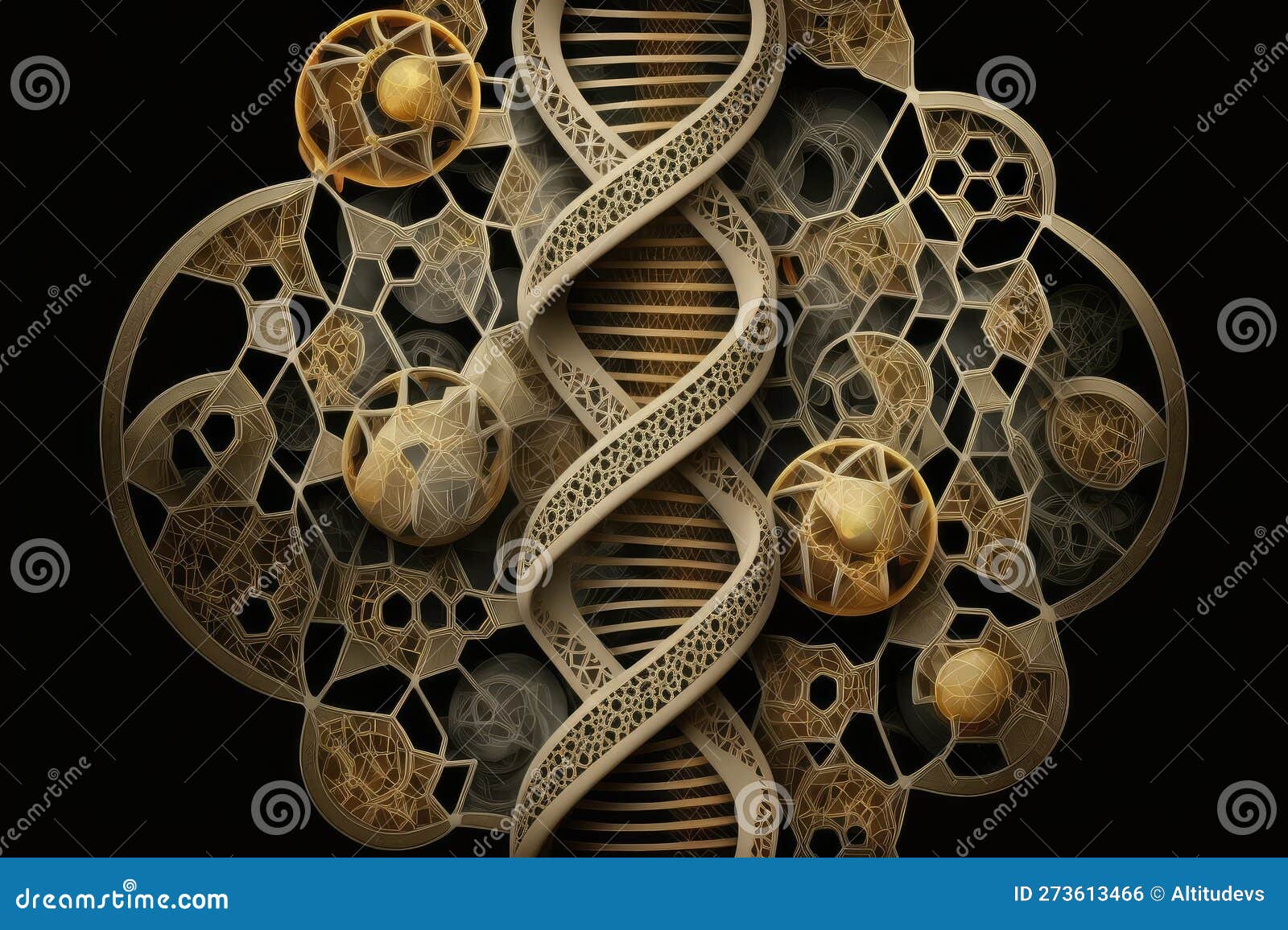 Genetic Programming System, Creating Unique Solutions To Complex Problems Stock Illustration ...