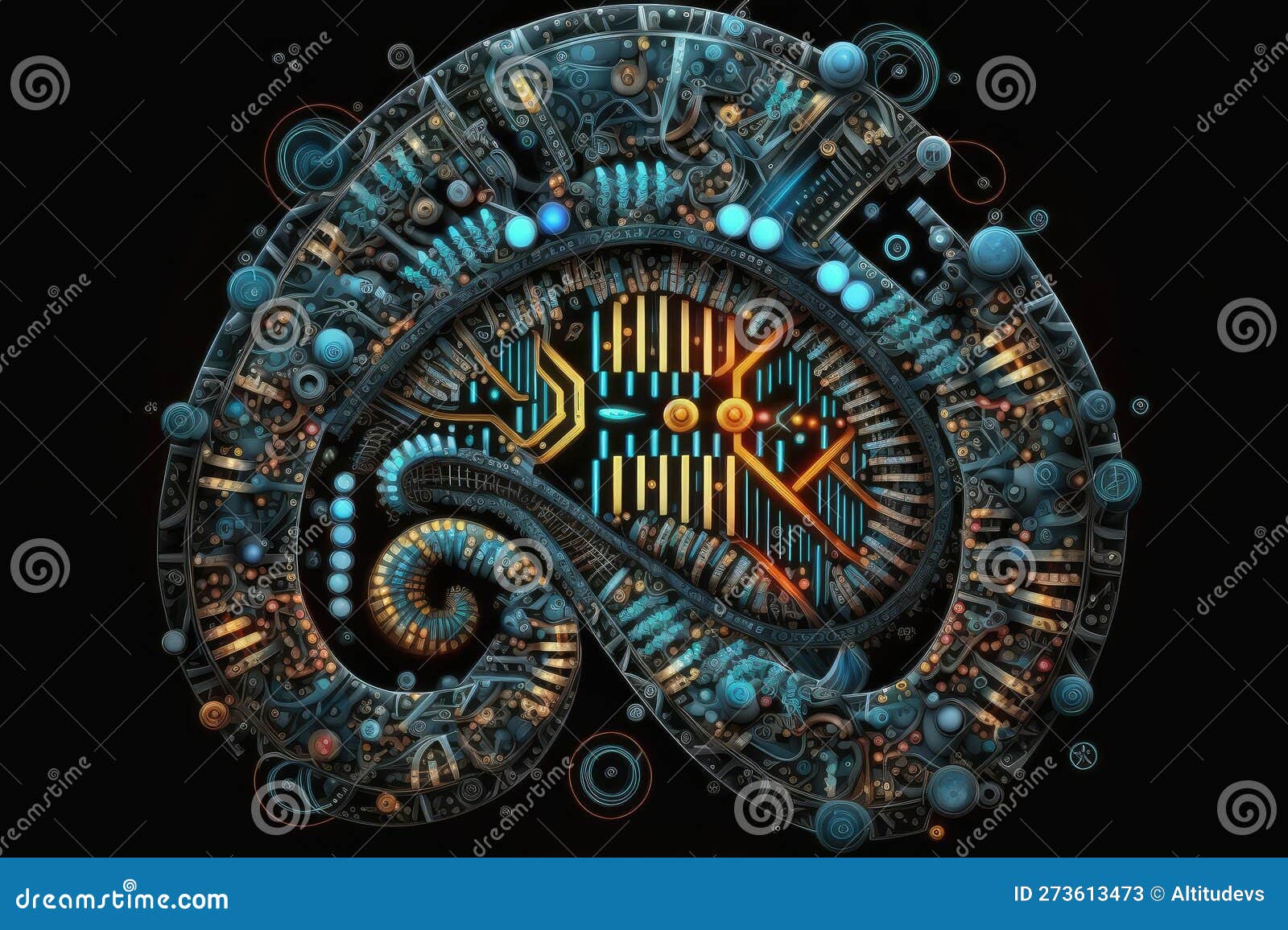 Genetic Programming System, Creating Unique Solutions To Complex Problems Stock Illustration ...