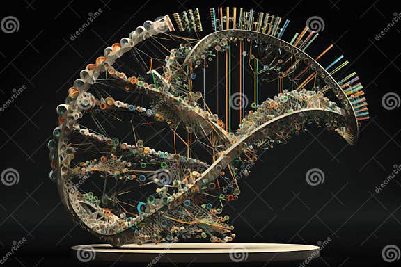 Genetic Programming System Generating Solutions To Complex Problem Stock Illustration