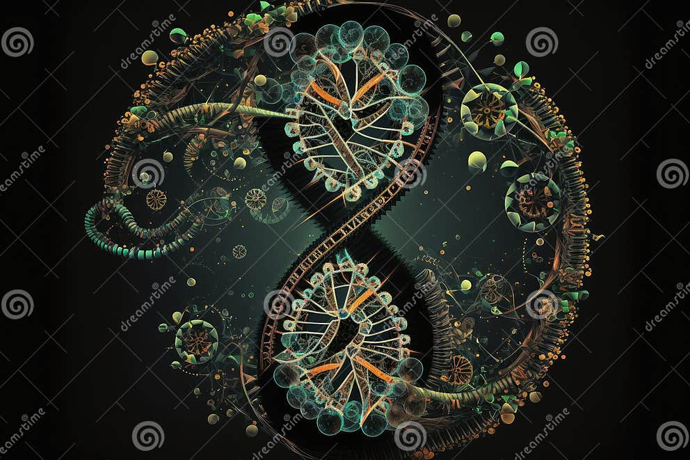 Genetic Programming System, Generating Solutions To Complex Problem Stock Illustration ...