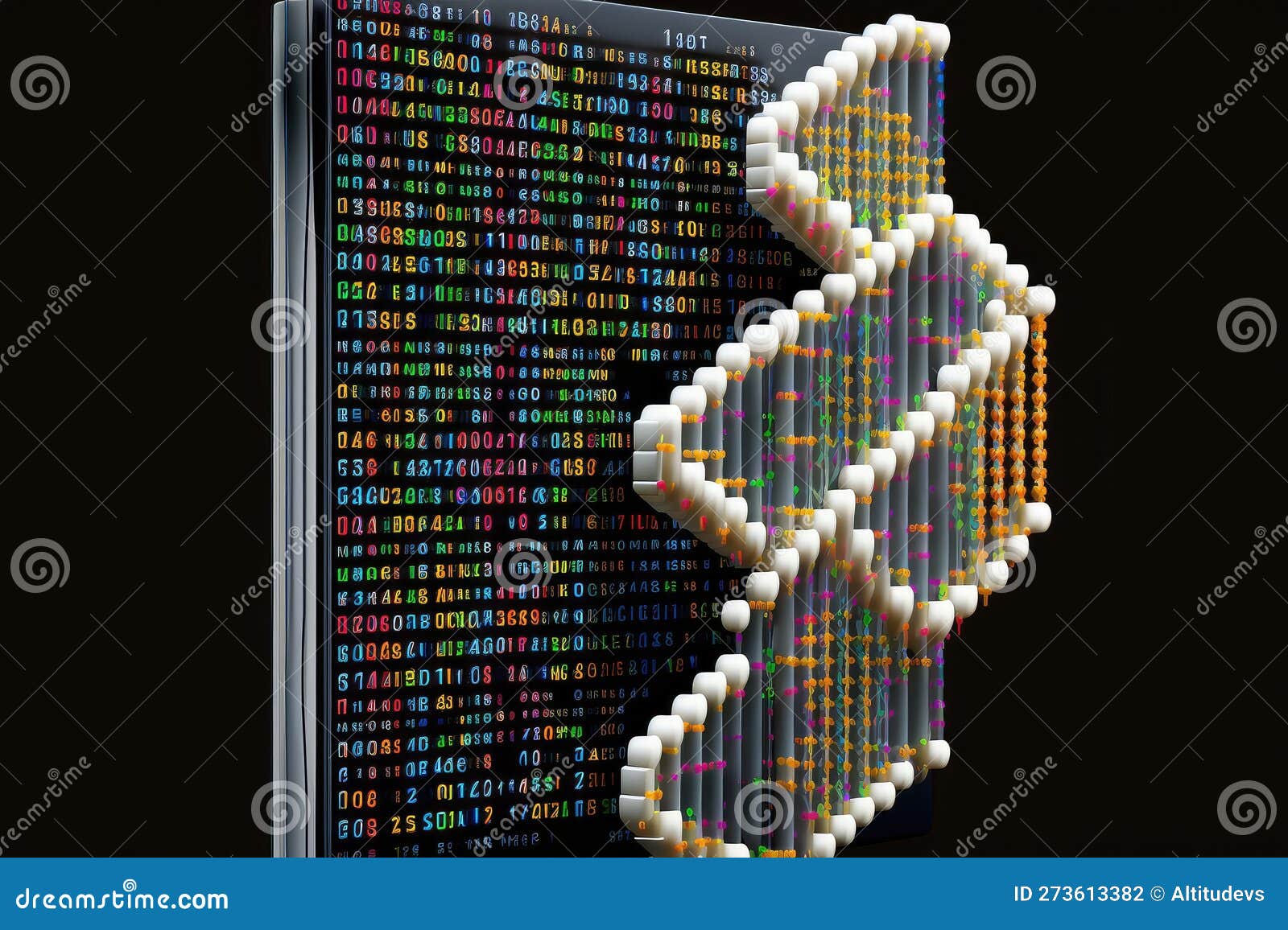 Genetic Programming System In Use Showing The Code It Has Generated