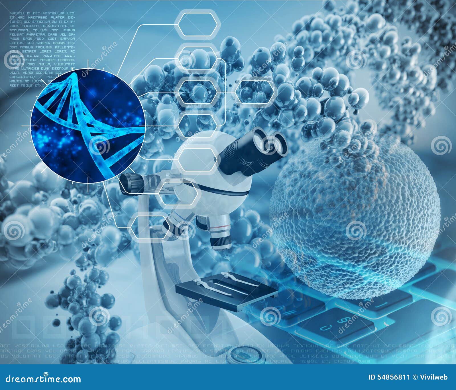 Genetic study stock illustration. Illustration of backdrop - 54856811