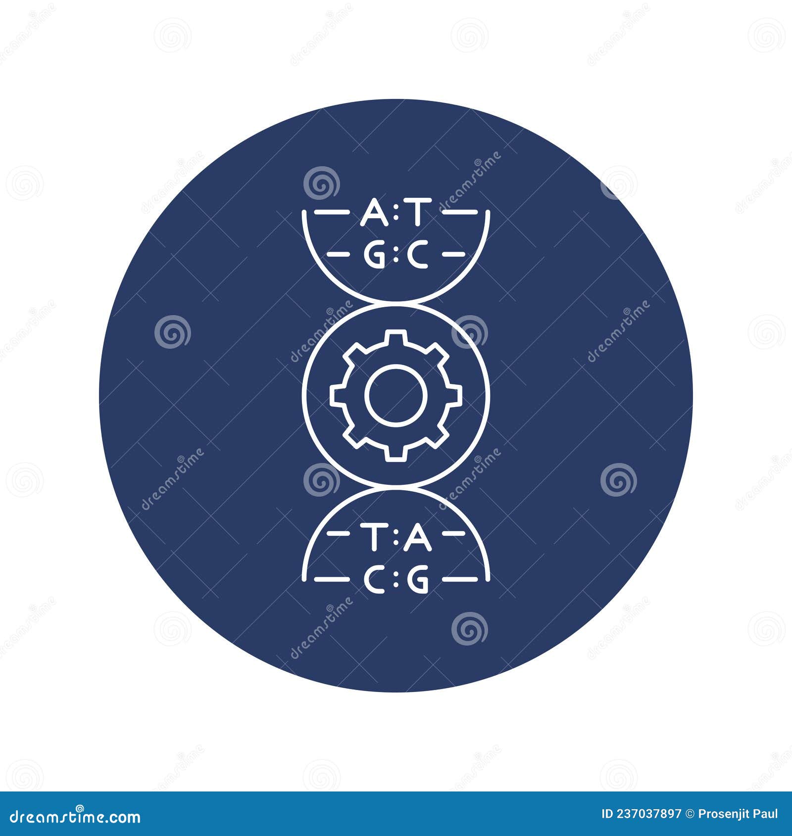 Genetic Testing DNA Care Icon Stock Vector - Illustration of gene ...