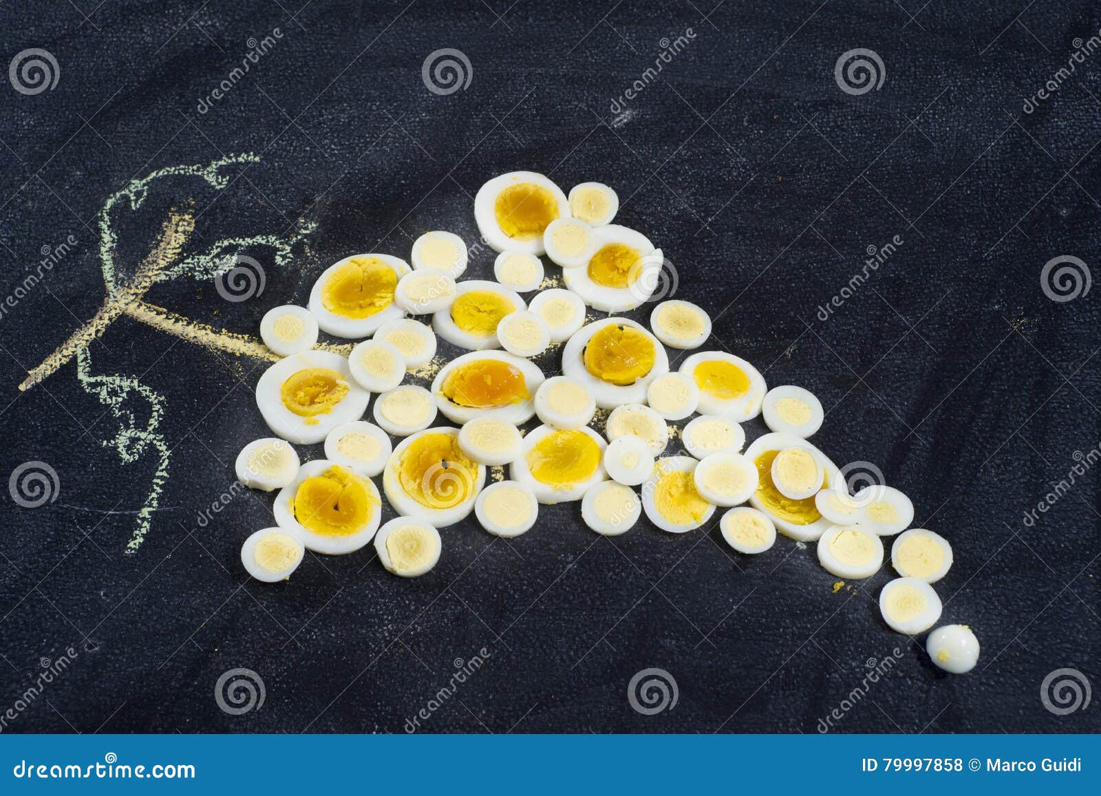 Genetic Transformations Grapes with Egg Stock Photo - Image of handling ...