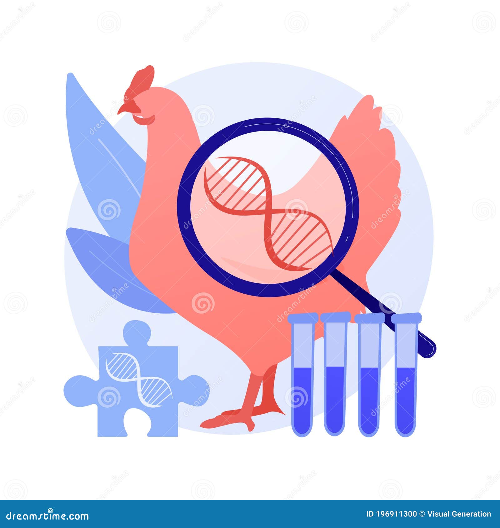 Genetically Modified Animals Abstract Concept Vector Illustration ...