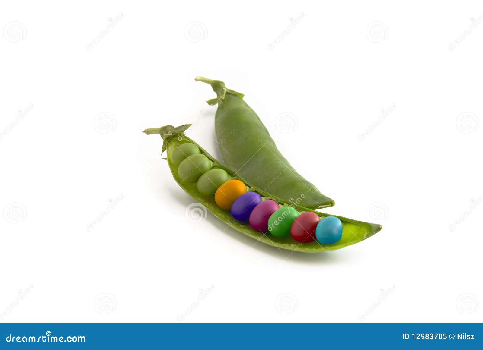 Genetically Modified Colorful Peas Stock Image - Image of vibrant ...