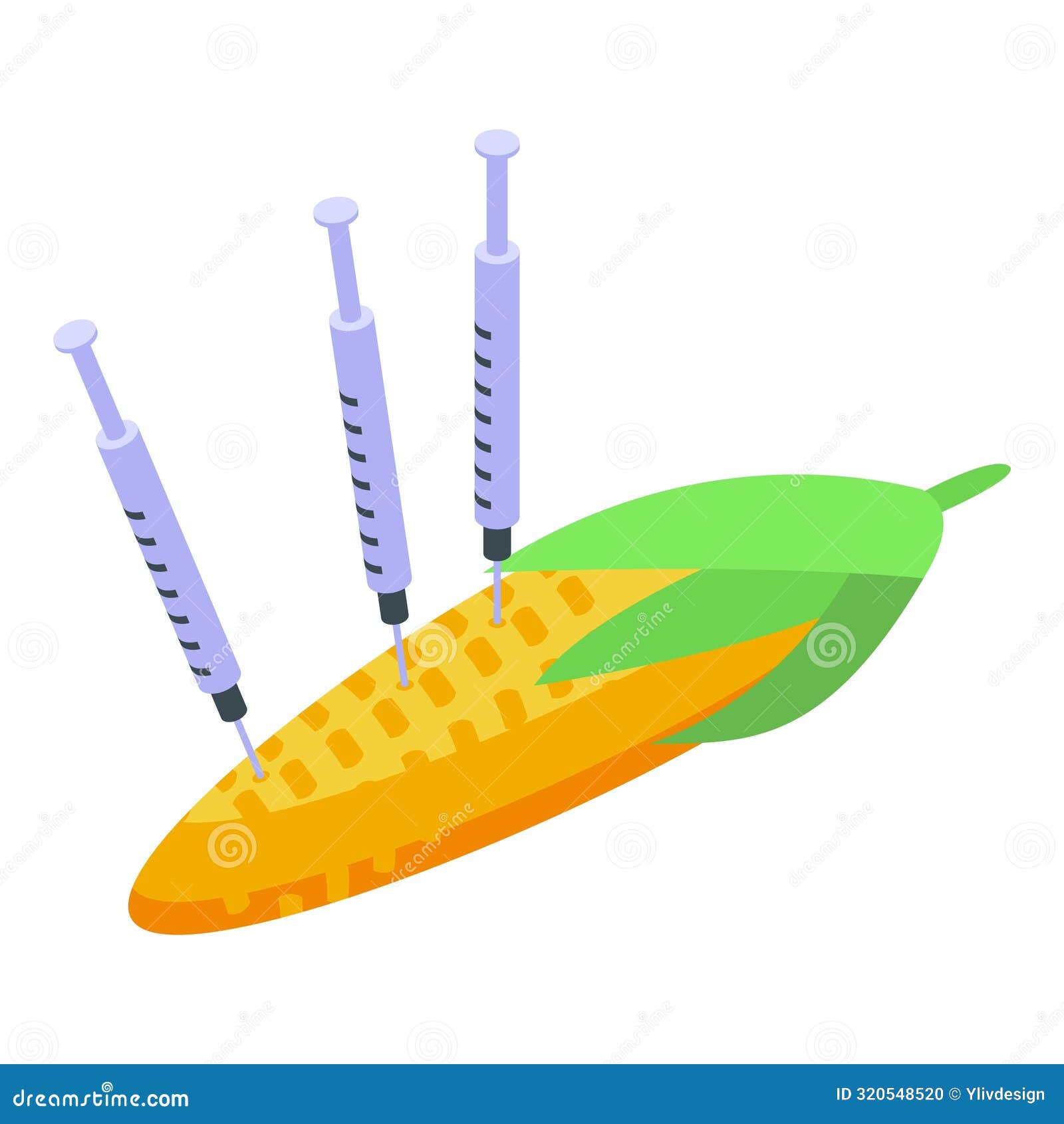 Genetically Modified Corn Concept Illustration Stock Vector ...