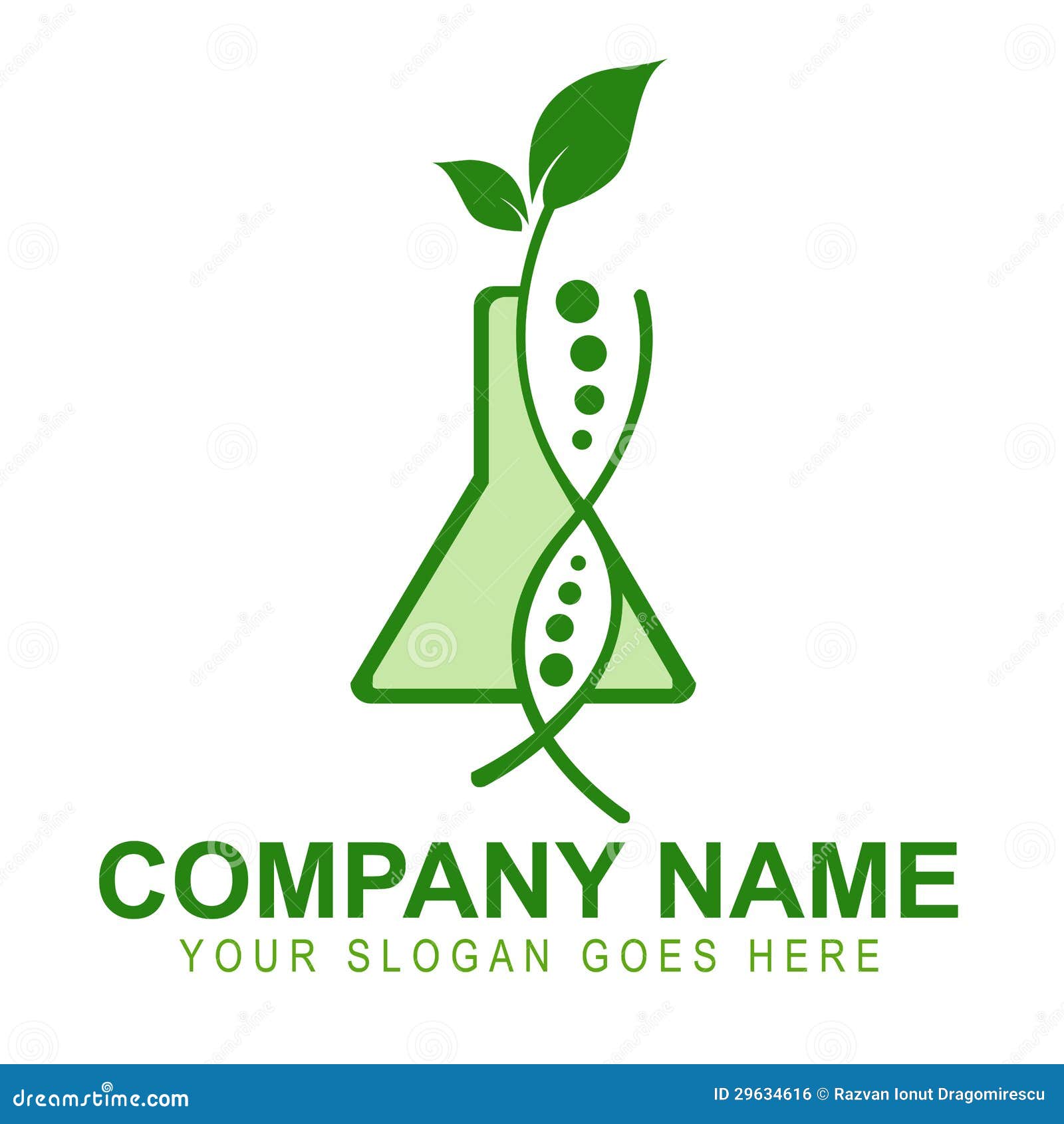 Genetically Modified Crops Logo Stock Illustration - Illustration of ...