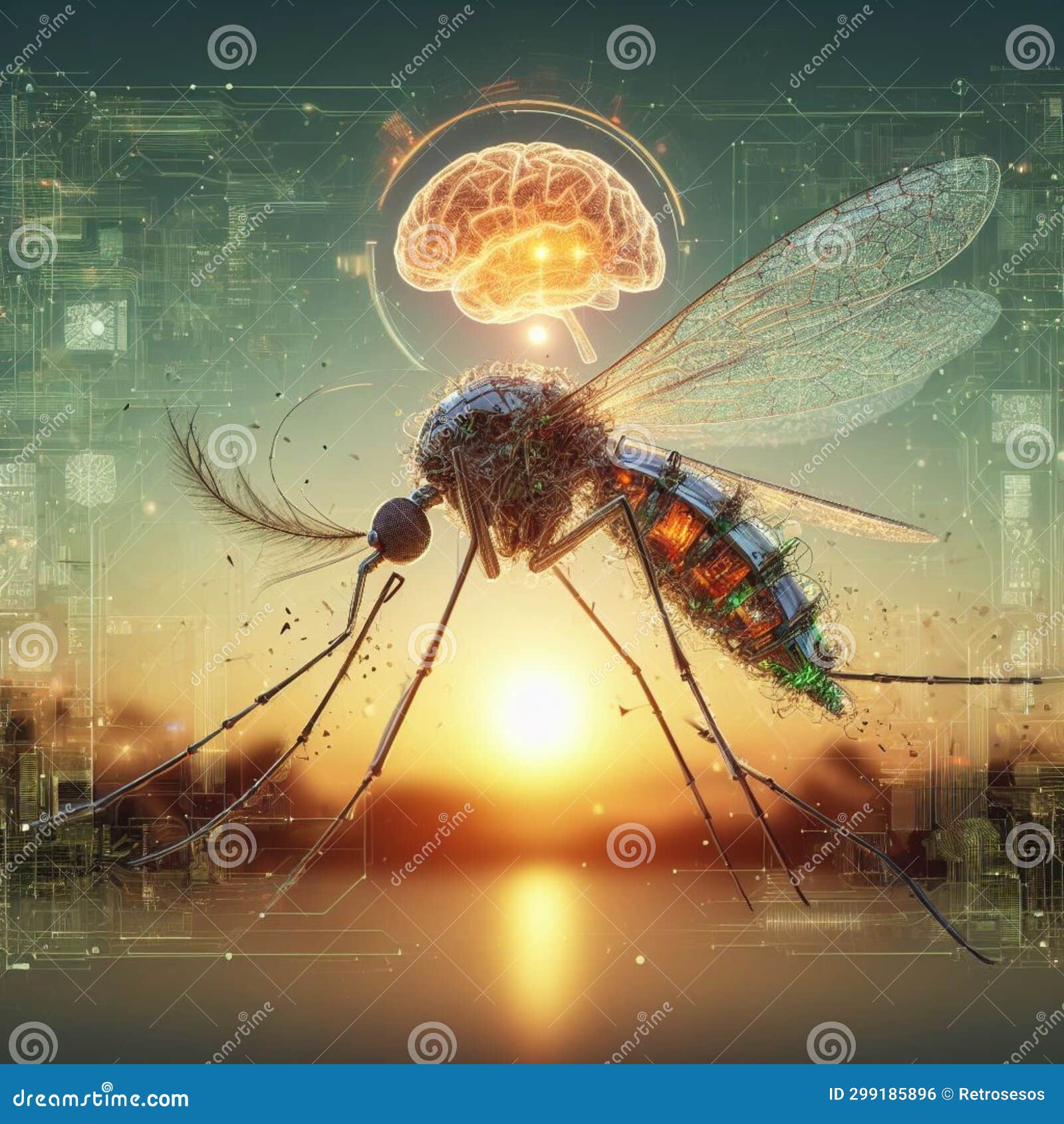 Genetically Modified Macro Closeup of Nano Robot Engineered Weapon ...