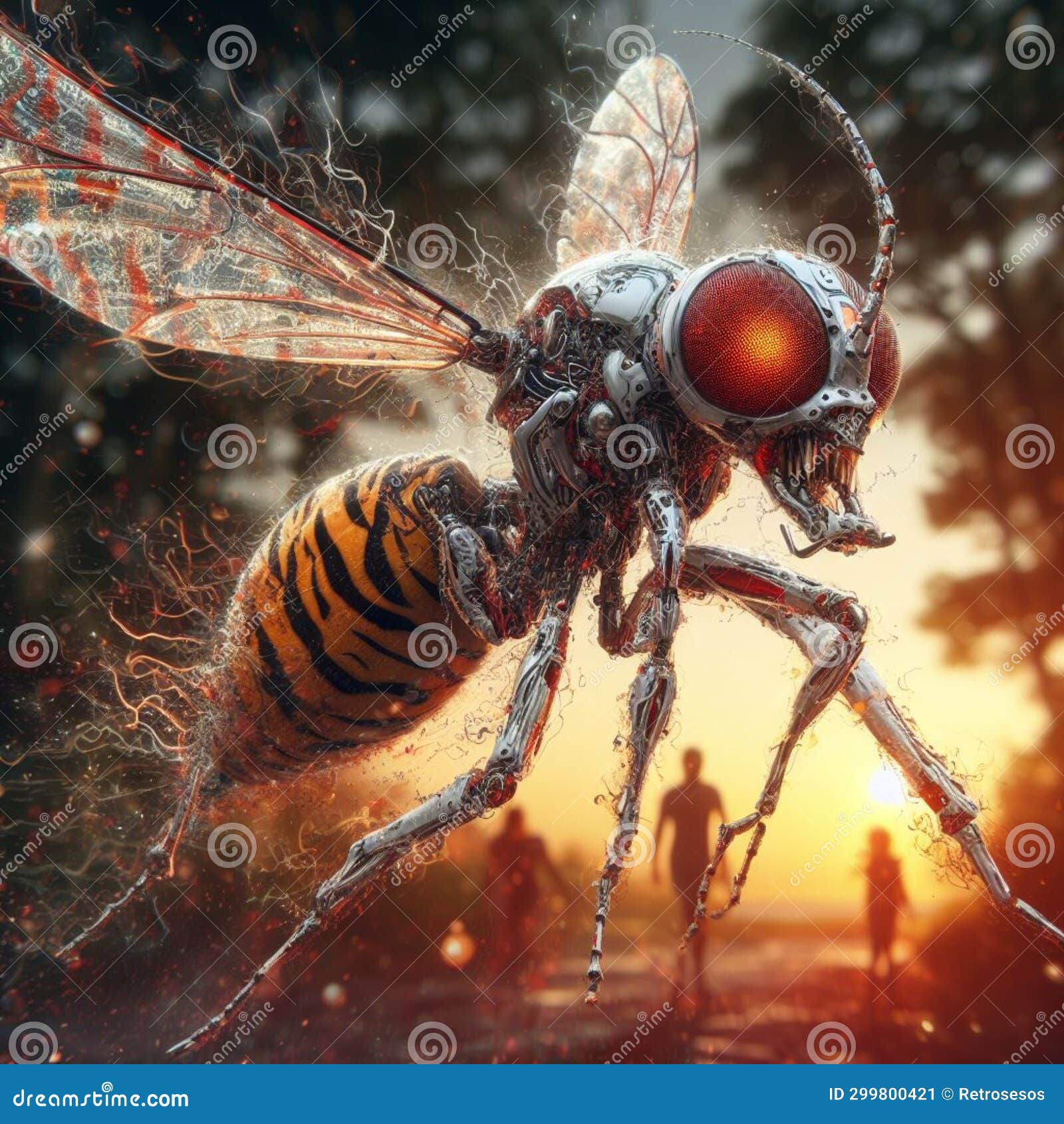 Genetically Modified Macro Closeup of Nano Robot Engineered Weapon ...