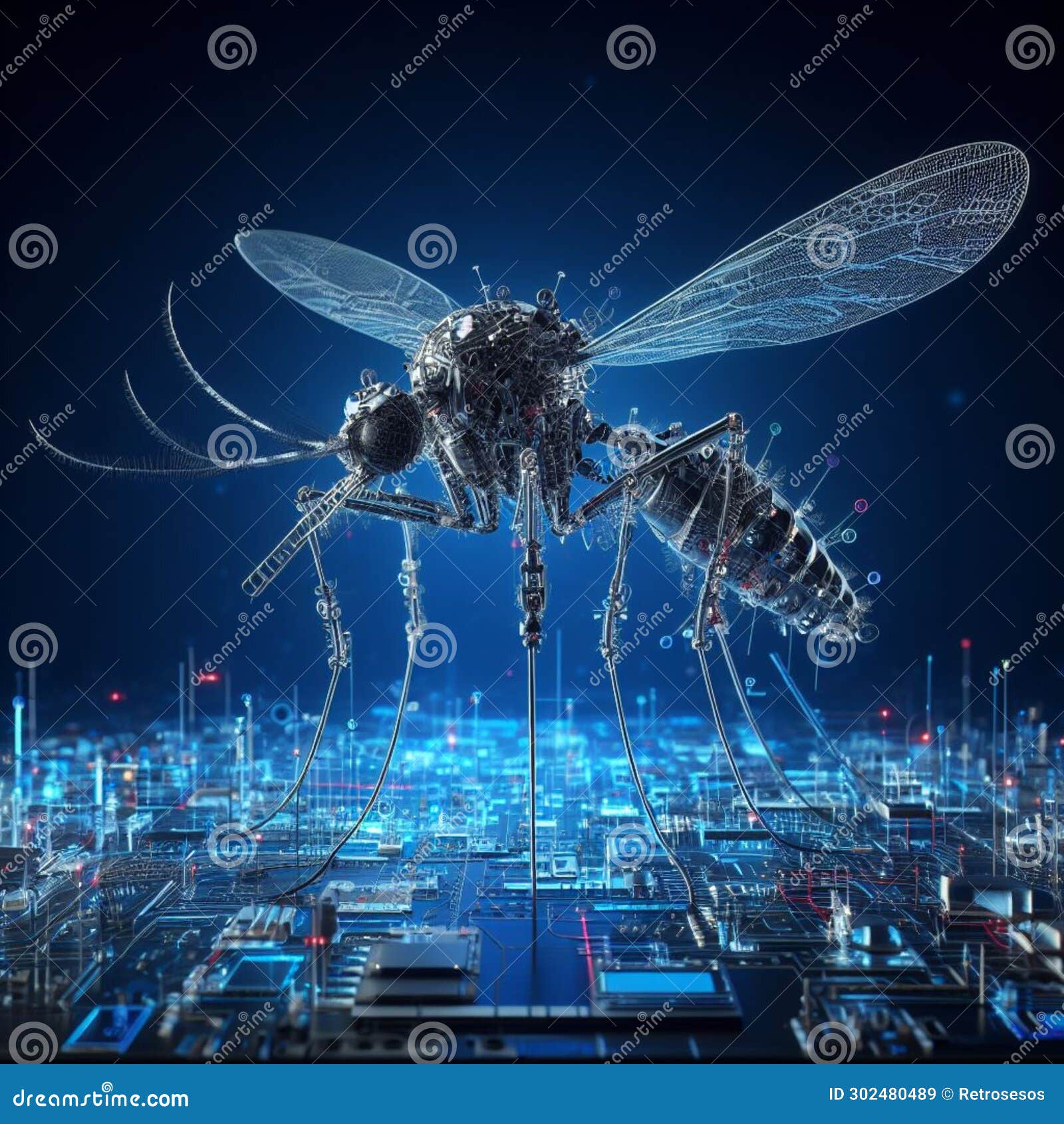 Genetically Modified Macro Closeup of Nano Robot Engineered Weapon ...