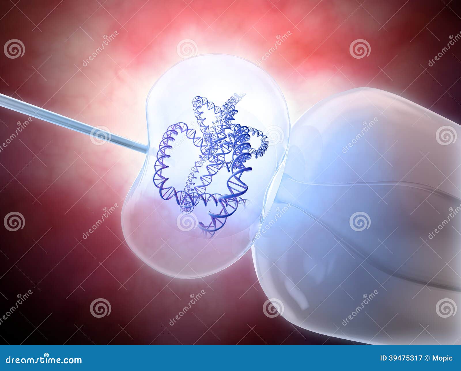 Genetics Research Concept Illustration Stock Illustration ...