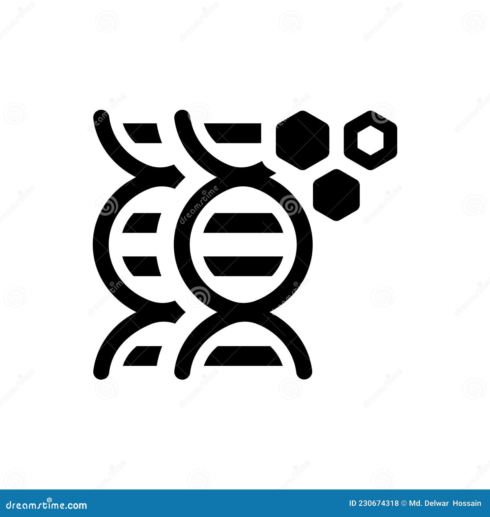 Genetics Research Scientist Vector Illustration Graphic | CartoonDealer ...