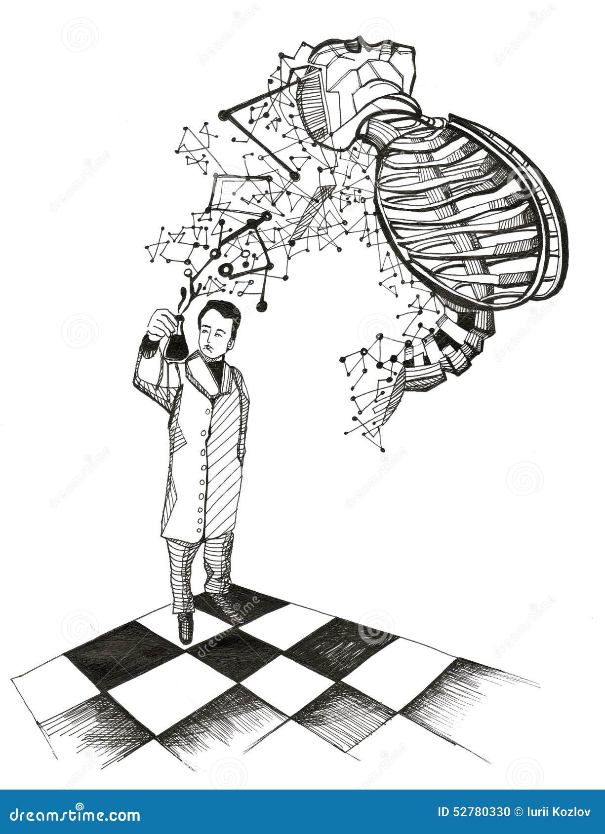 Genetics stock vector. Illustration of evolution, isolated - 52780330