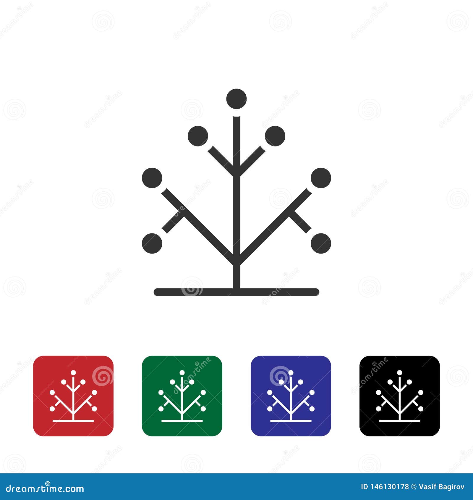 Genetics, Tree, Dna Vector Icon. Simple Element Illustration from ...