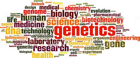 Genetics word cloud stock vector. Illustration of hereditary - 142258983