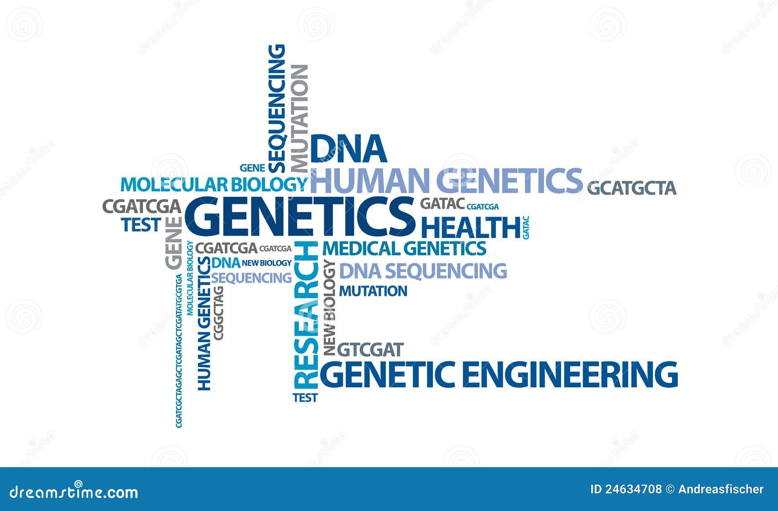 Genetik - Wortwolke 2 vektor abbildung. Illustration von medizinisch ...