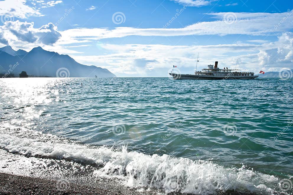 Geneva lake stock photo. Image of geneva, lonely, lovely - 19752916