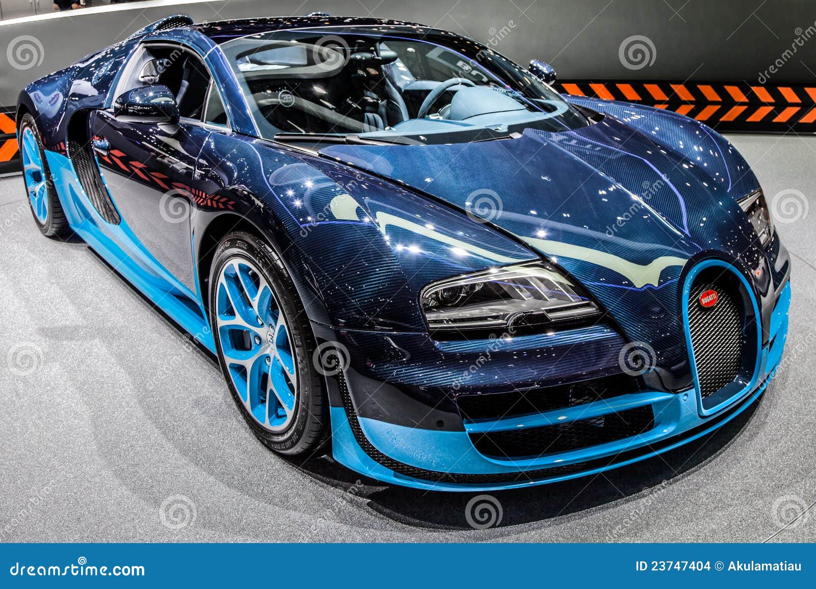 Geneva Motorshow 2012 Bugatti Veyron Grand Sport Editorial Stock