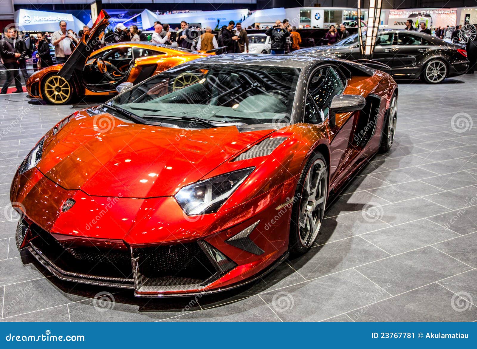 Geneva Motorshow 2012 - Masonry Lamborghini Editorial Photo - Image of ...