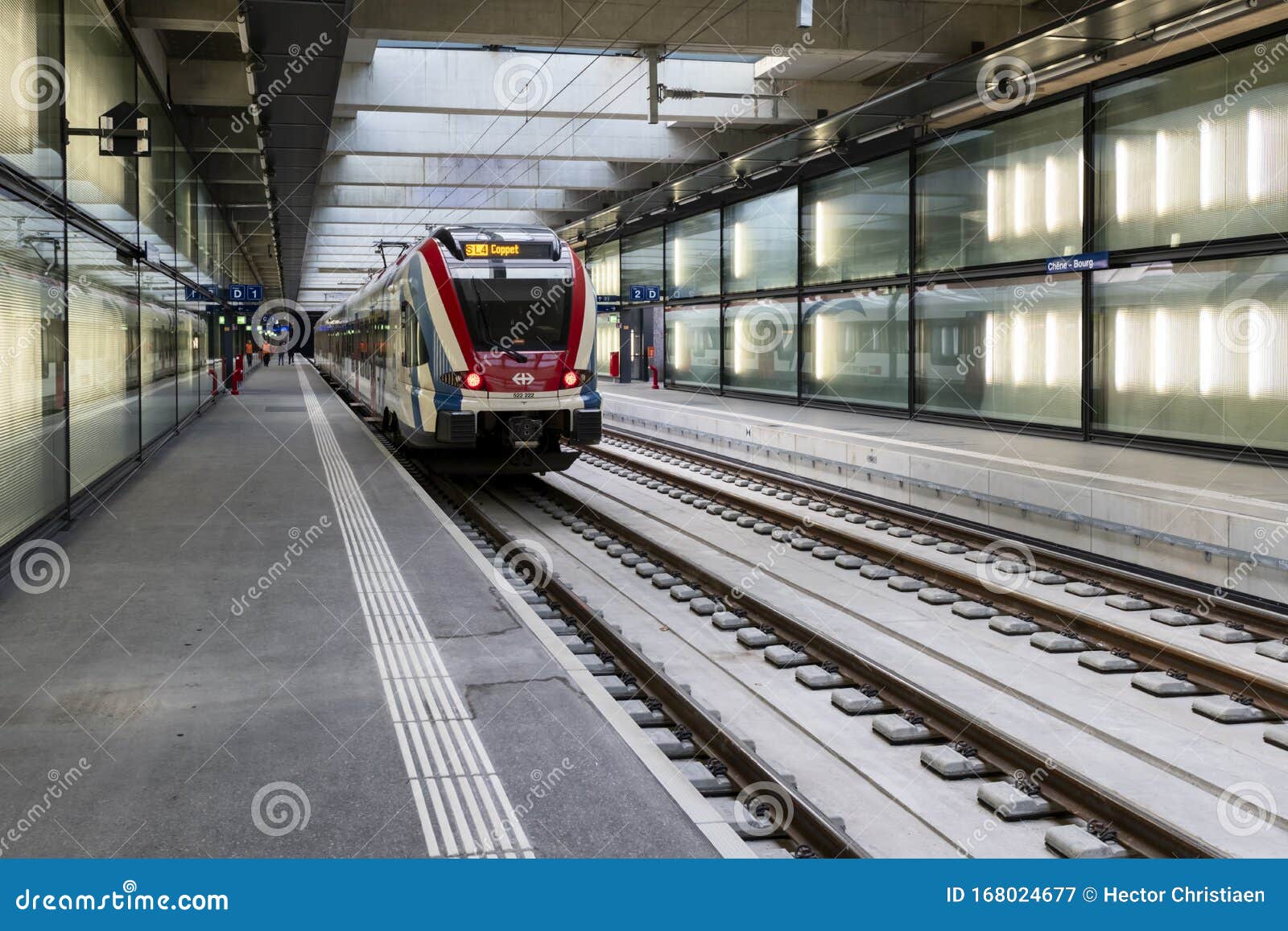 Geneva a Station of the Leman Express Editorial Photography - Image of ...